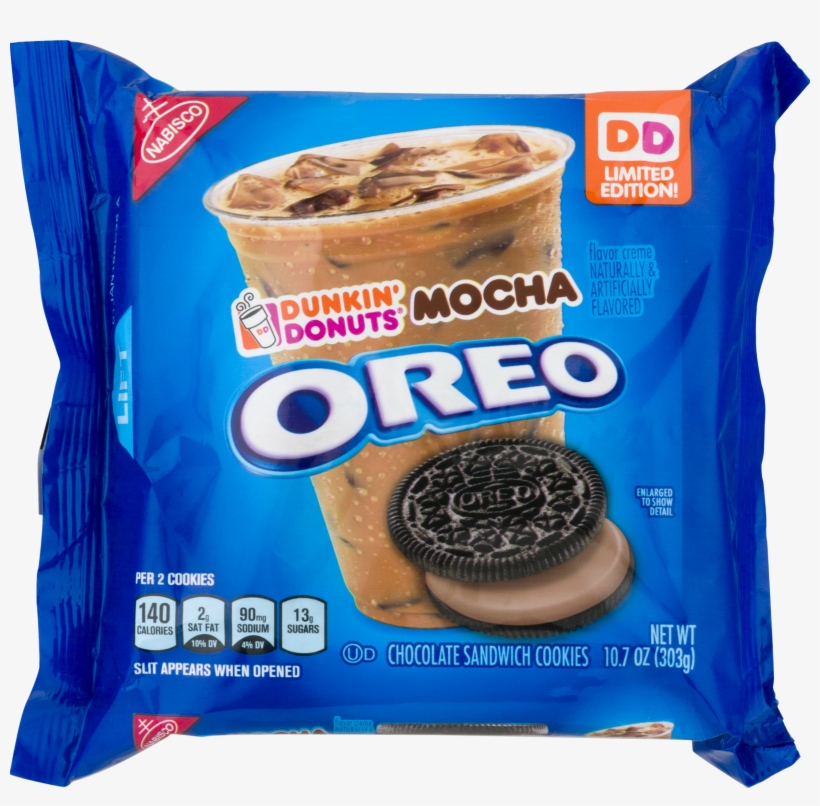 Oreo Dunkin Donuts Mocha Chocolate Sandwich Cookies, - 2500x2338 PNG ...