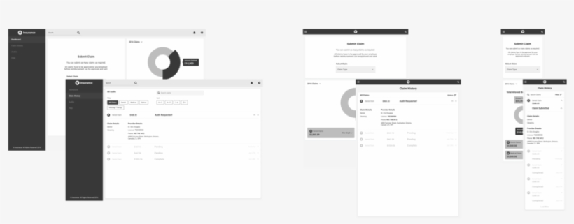 Website Wireframe - 1000x402 PNG Download - PNGkit