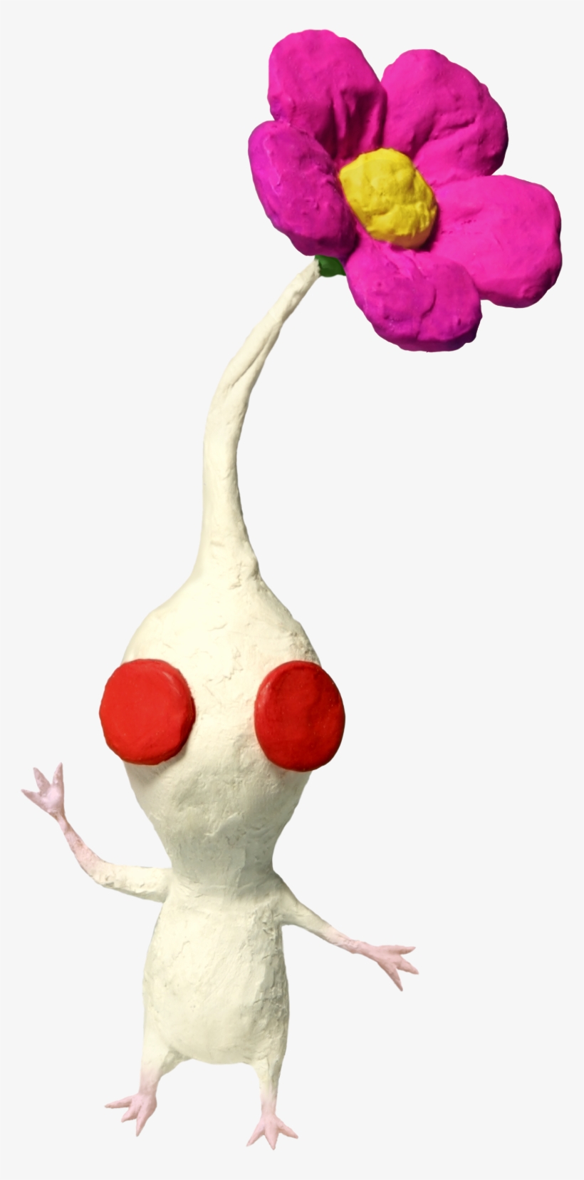 White Pikmin - 763x1575 PNG Download - PNGkit
