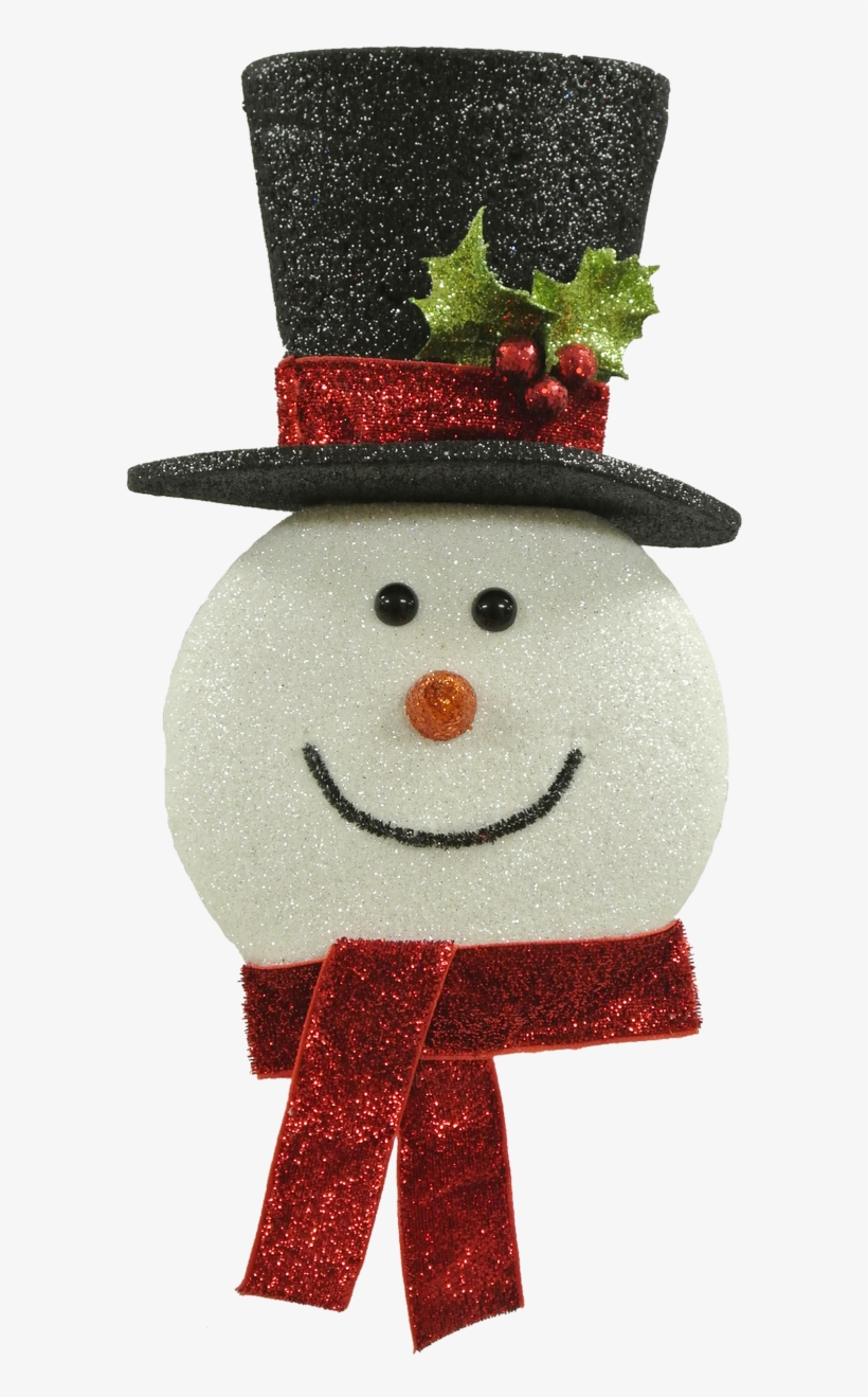 5" Hanging Snowman Head - 600x1251 PNG Download - PNGkit