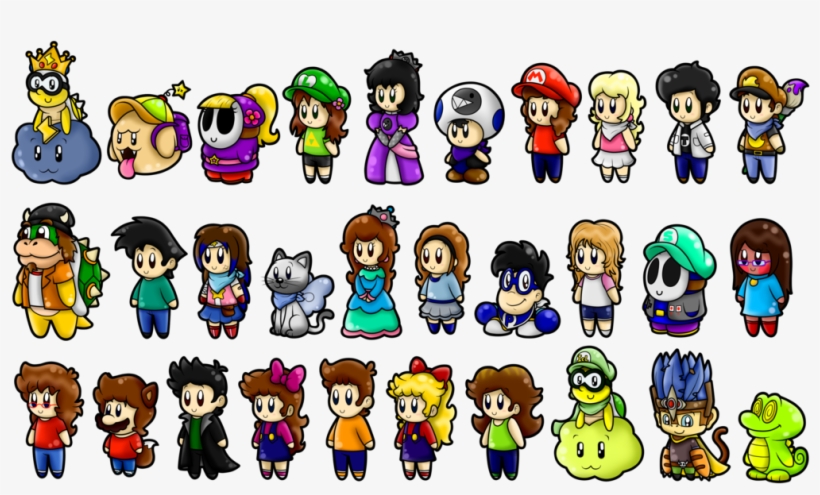 Download Transparent Drawn Mario Cute Mario - PNGkit