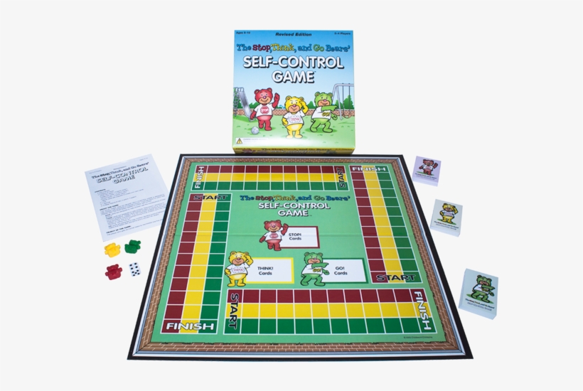 The Stop, Think, And Go Bears Self Control Board Game - 600x600 PNG ...