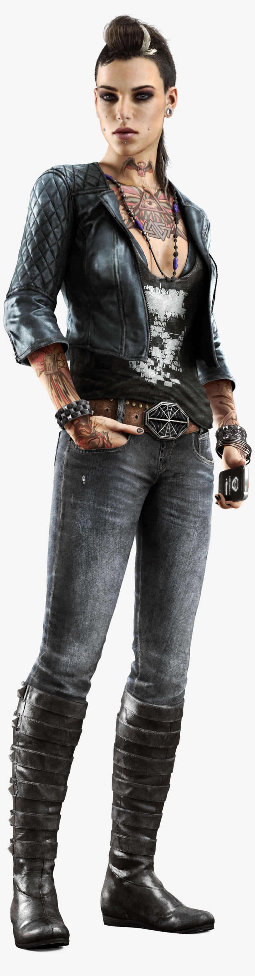 Aiden Pearce Png - 2000x3695 PNG Download - PNGkit