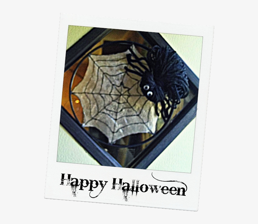 How To Make A Halloween Spider Web Door Hanger - 548x640 PNG Download ...