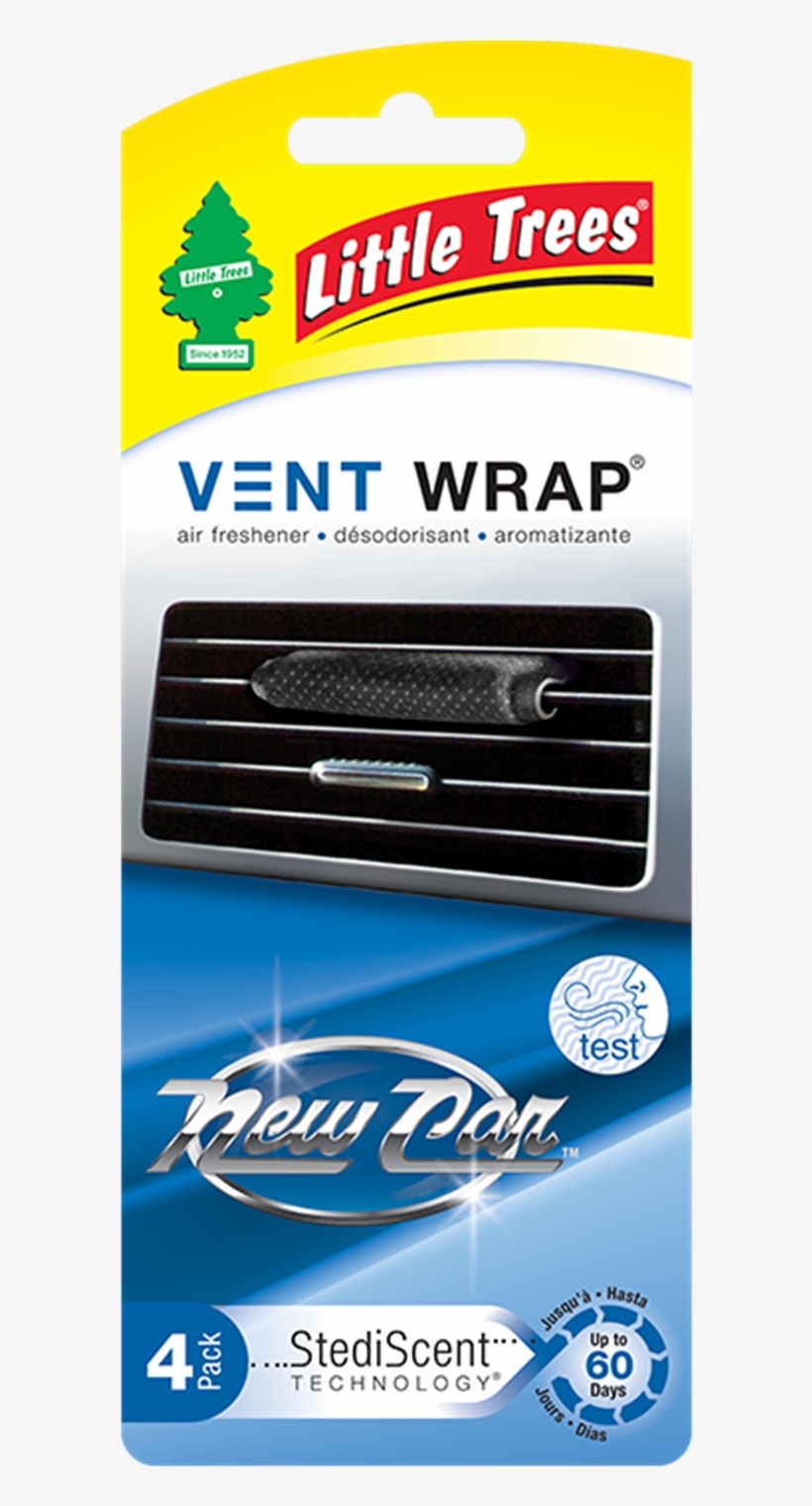 Little Trees 4 Pack Vent Wrap New Car - 1440x1440 PNG Download - PNGkit