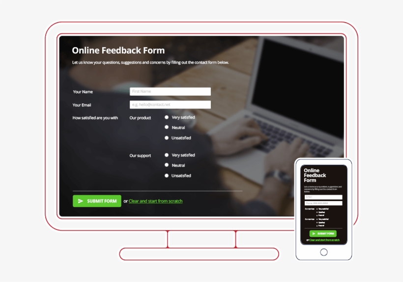 Wordpress Feedback Form Plugin - 646x495 PNG Download - PNGkit