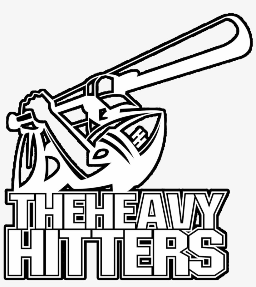 Heavy Hitter Logo Black Stroke - 1000x1073 PNG Download - PNGkit