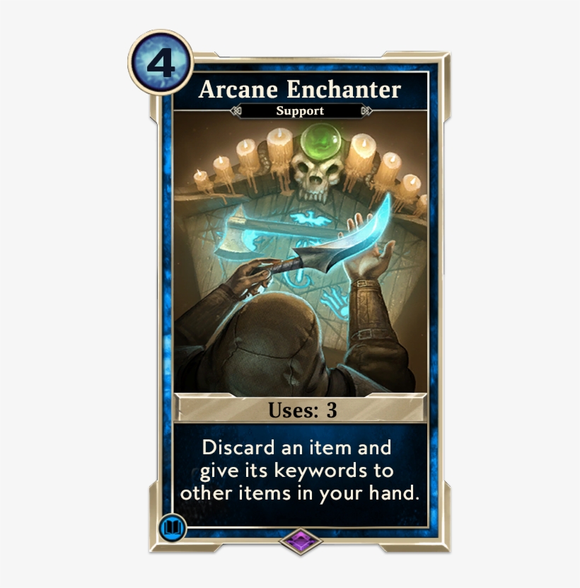 [custom Card] Arcane Enchanter- Out With The Old, In - 490x780 PNG ...