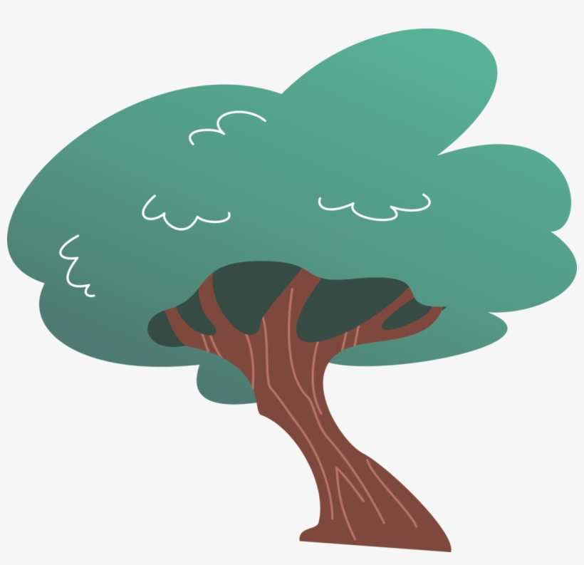 You Can Click Above To Reveal The Image Just This Once, - Cartoon Tree ...