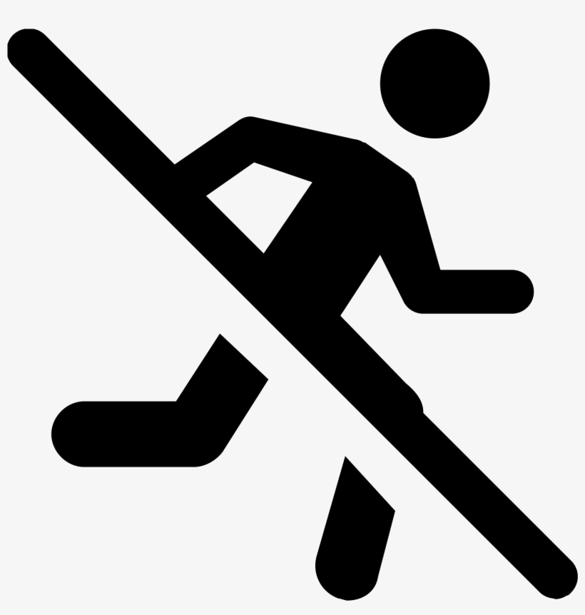 No Running Icon - Correr Png - 1600x1600 PNG Download - PNGkit