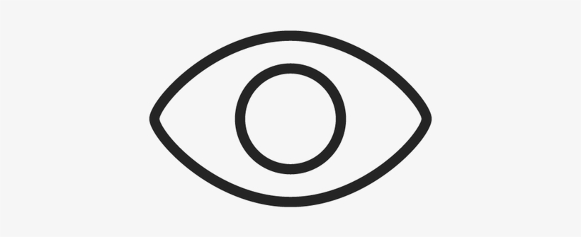 Eye Outline Large - View - 400x400 PNG Download - PNGkit