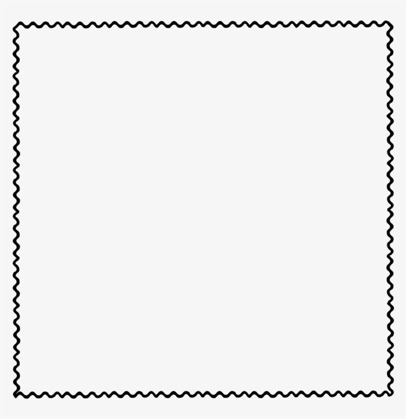 Squiggly Clipart Boarder - Line Art - 800x800 PNG Download - PNGkit