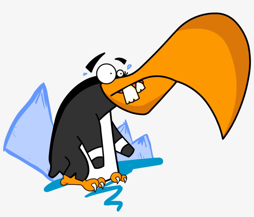 Scared Penguin - 2292x1667 PNG Download - PNGkit