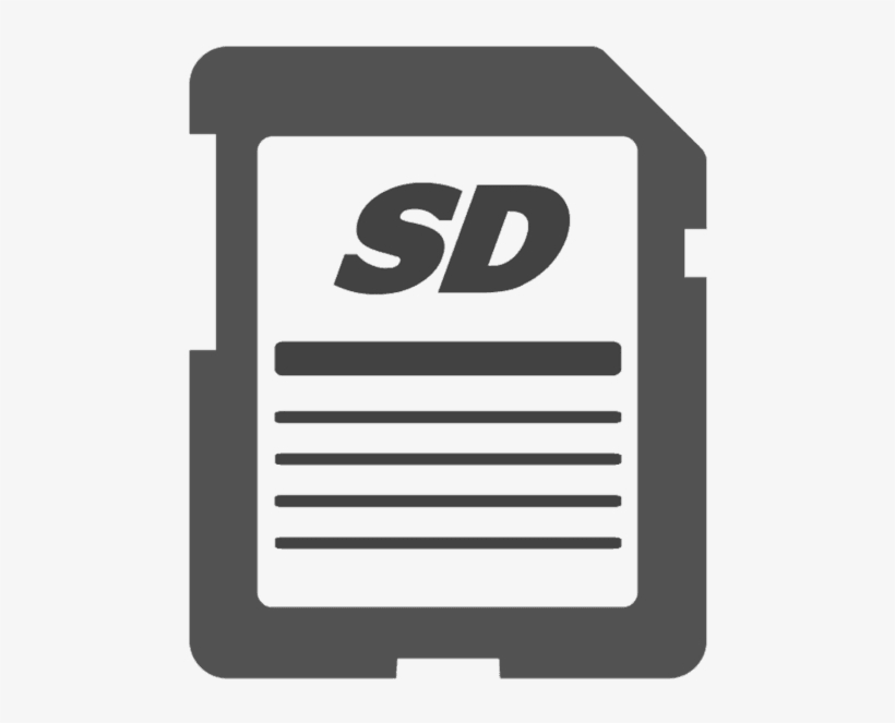 Sd Card Icon - 640x585 PNG Download - PNGkit