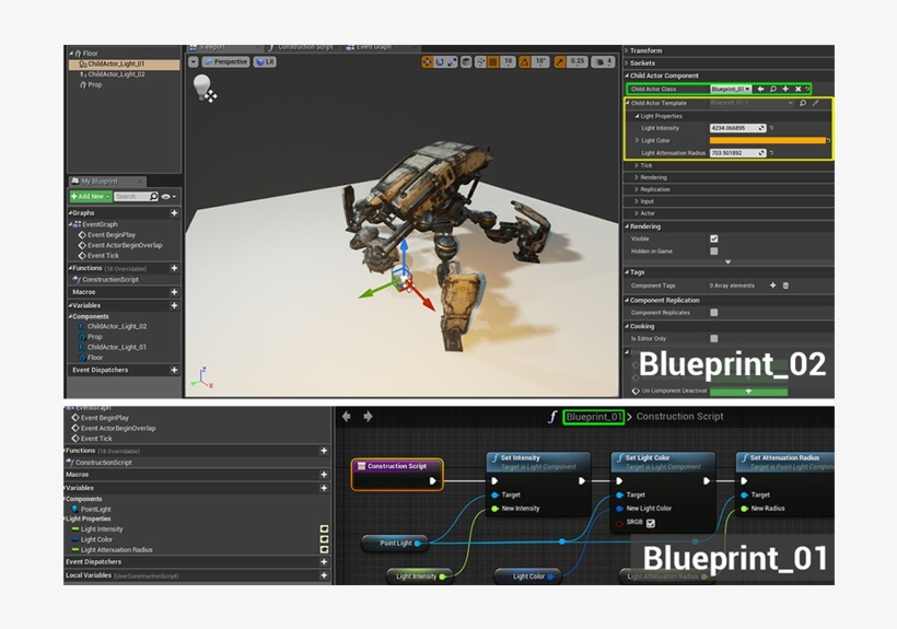 Unreal Engine On Twitter Designing With Child - 878x494 PNG Download - PNGkit