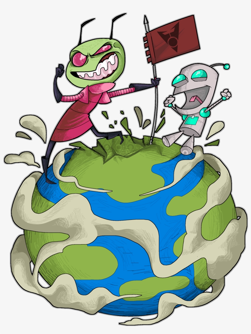 My Art Pixel Art Invader Zim Invader Zim Returns Zim - 1280x1536 PNG ...