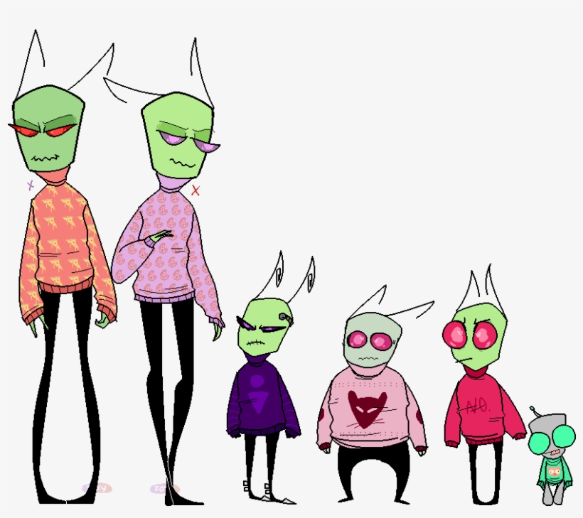 Invader Zim Gir Png - 891x700 PNG Download - PNGkit