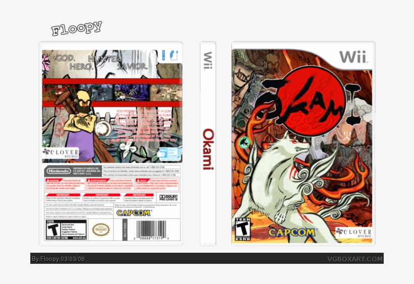 Okami Box Art Cover - 700x494 PNG Download - PNGkit