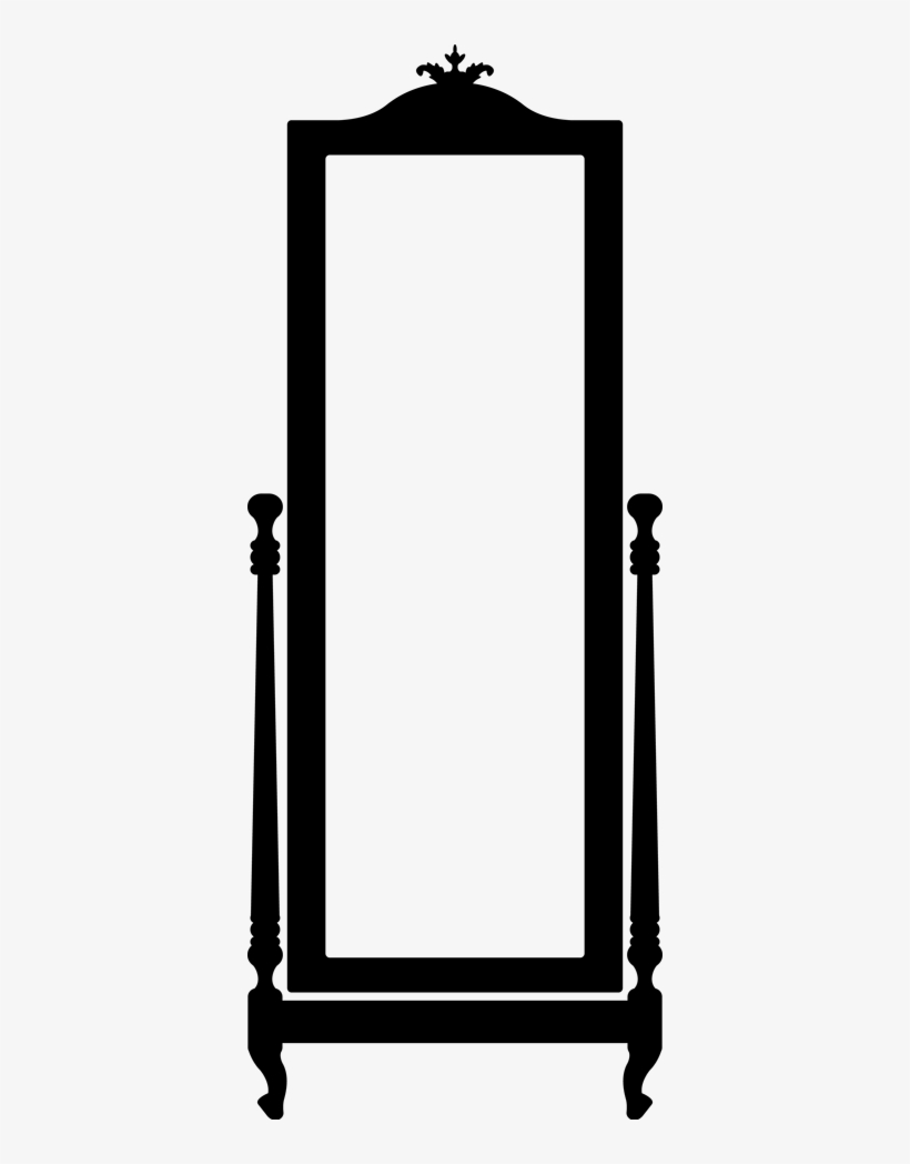 Vinilo Decorativo Espejo Clásico - 374x968 PNG Download - PNGkit