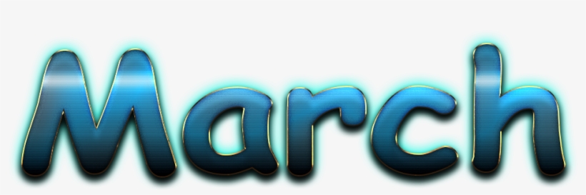 March Month Png - 1756x368 PNG Download - PNGkit