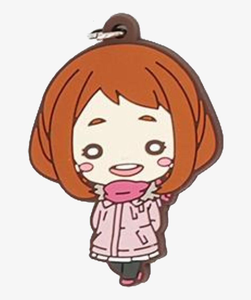 Rubber Ochaco Uraraka Keychain - 1024x1024 PNG Download - PNGkit