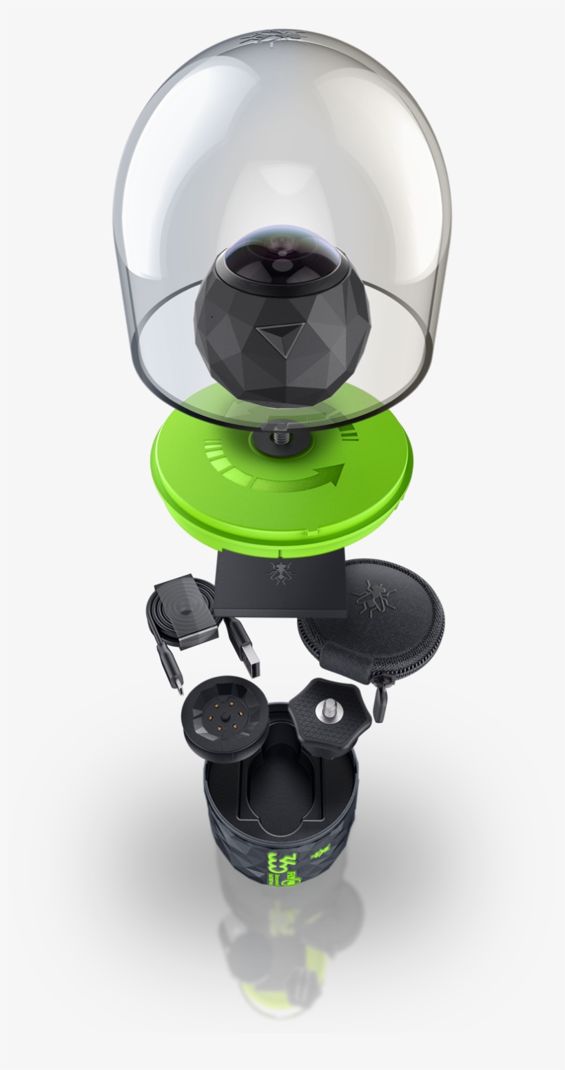The 360fly 4k Comes Out Of The Box Ready To Mount And - 1544x1590 PNG ...