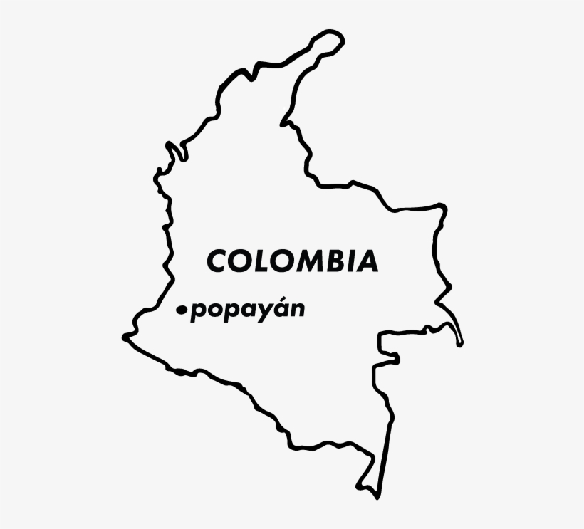 Colombia Map Png - 1000x700 PNG Download - PNGkit