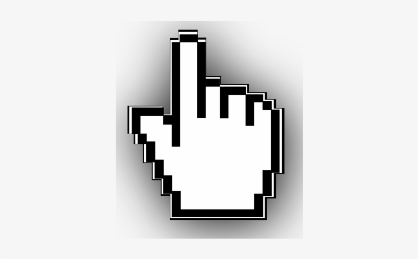 Hand Cursor - 534x600 PNG Download - PNGkit