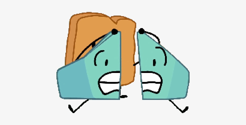 Dead Body - Foldy Dead Bfdi - 444x338 PNG Download - PNGkit