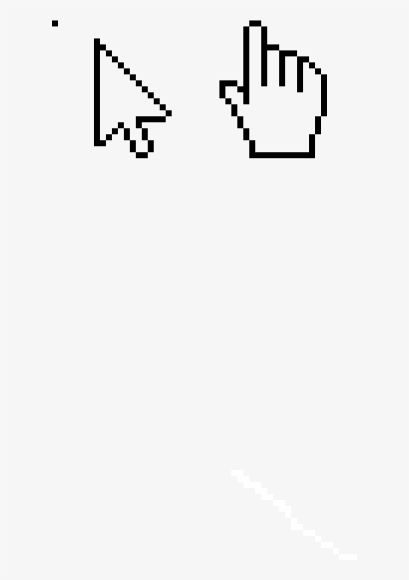 Mouse Click Buttons Pixel Art - Mouse Cursor - 1200x1200 PNG Download ...