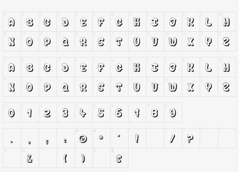 Download Transparent Download The Bubble & Soap Font By Dcoxy - Fingerprint Font Dafont - PNGkit