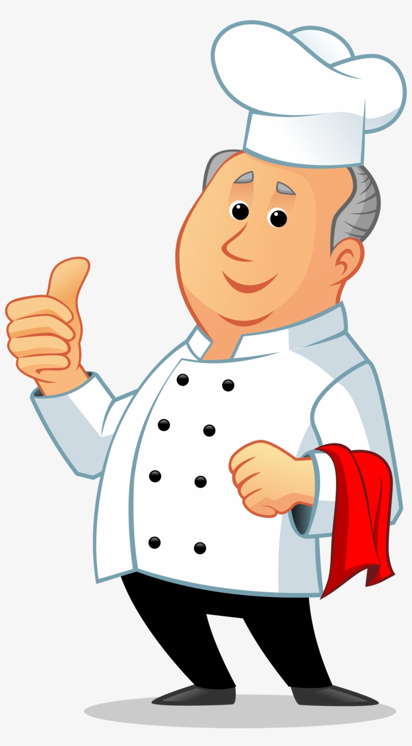 Chef Larry Gives A Hearty Thumbs Up To The Restaurant - 1589x2799 PNG ...