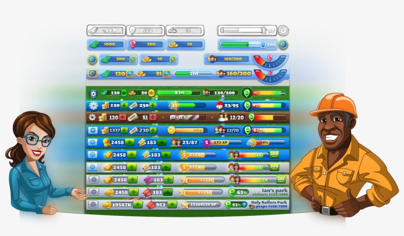 All Objects In The Game Were Made In 3d And Then Given - 2046x997 PNG ...