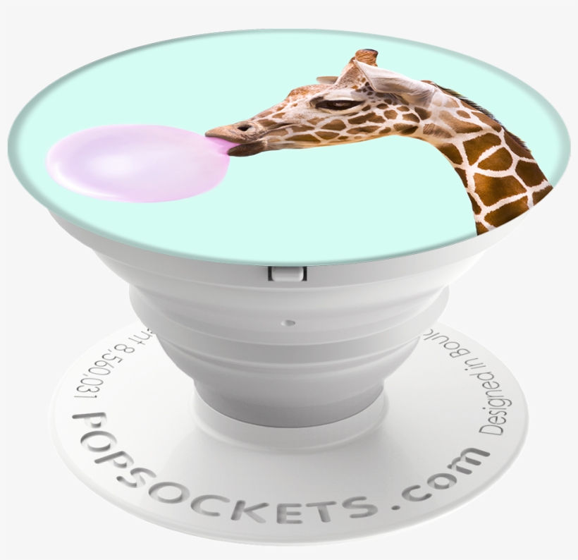 Bubble Gum Giraffe Popsocket - 1000x1000 PNG Download - PNGkit