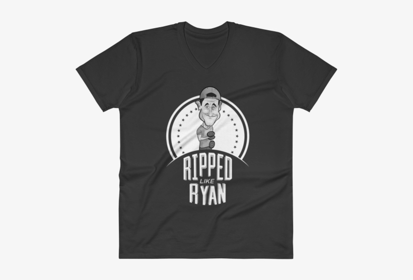 Ripped Like Ryan V-neck - 600x600 PNG Download - PNGkit