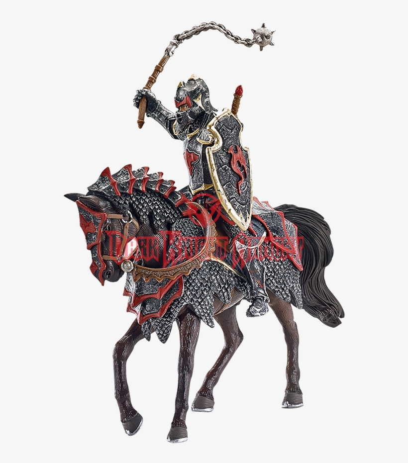 Mounted Dragon Knight With Flail Figurine - 850x850 PNG Download - PNGkit