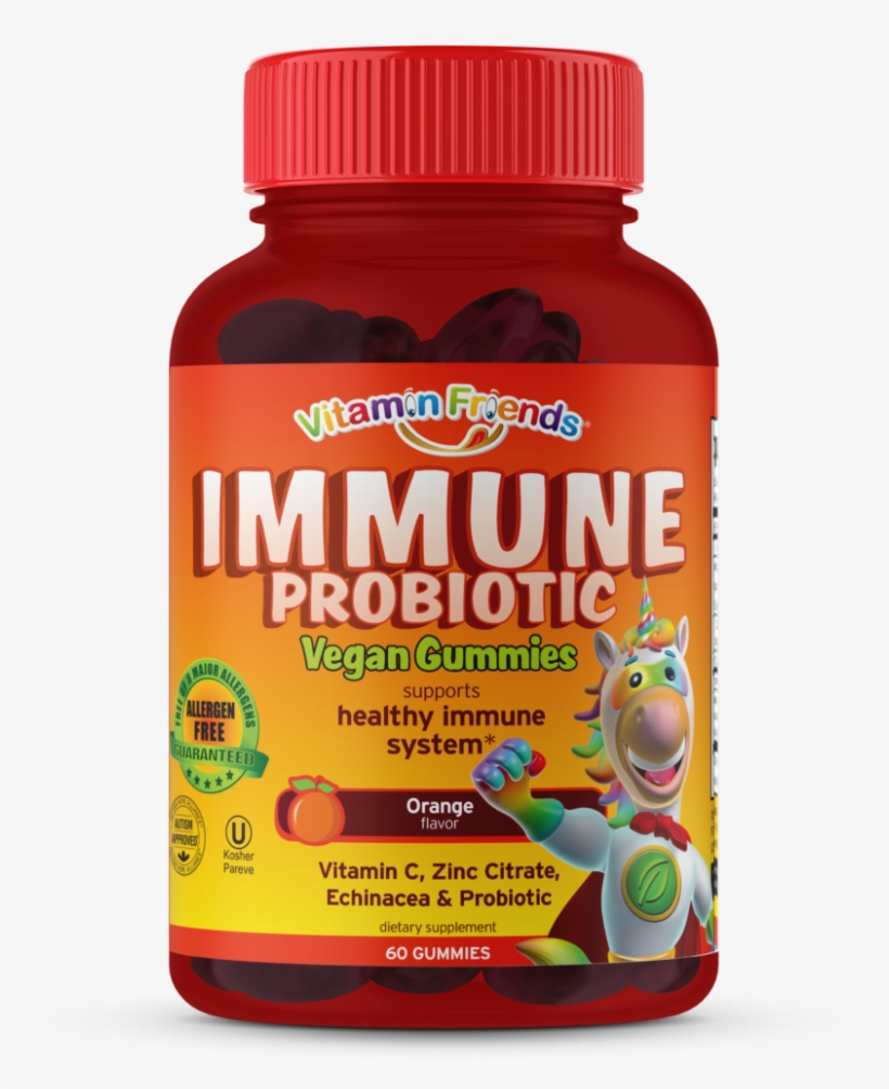 Probiotics, Vitamin C, Echinacea & Zinc Citrate - 943x1200 PNG Download - PNGkit