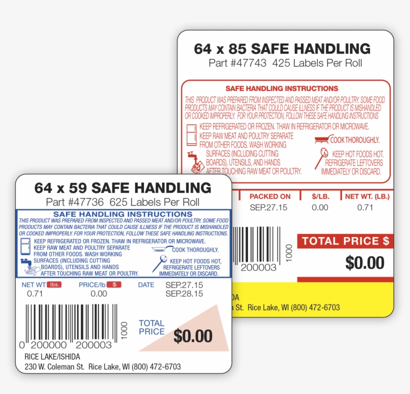 Lbl Color Safe Handling Ishida Generic - 2000x1786 PNG Download - PNGkit