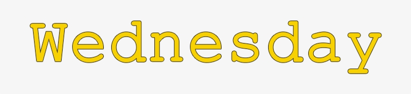Wednesday - Logo - 1200x300 PNG Download - PNGkit