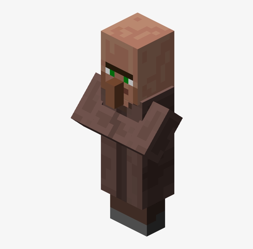 Original File - Minecraft Villager - 366x853 PNG Download - PNGkit