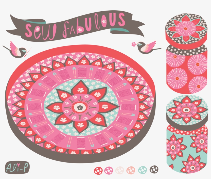 Patterns Sew Fabulous - 1000x801 PNG Download - PNGkit