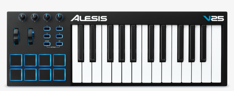 Alesis V25 25 Key Usb Keyboard And Pad Controller - 3000x1875 PNG Download - PNGkit