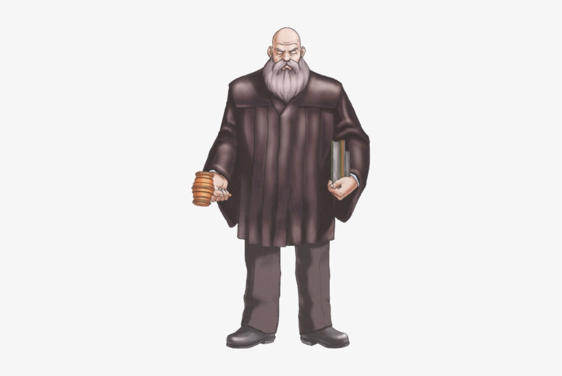 Judge - Ace Attorney Judge Png - 261x469 PNG Download - PNGkit