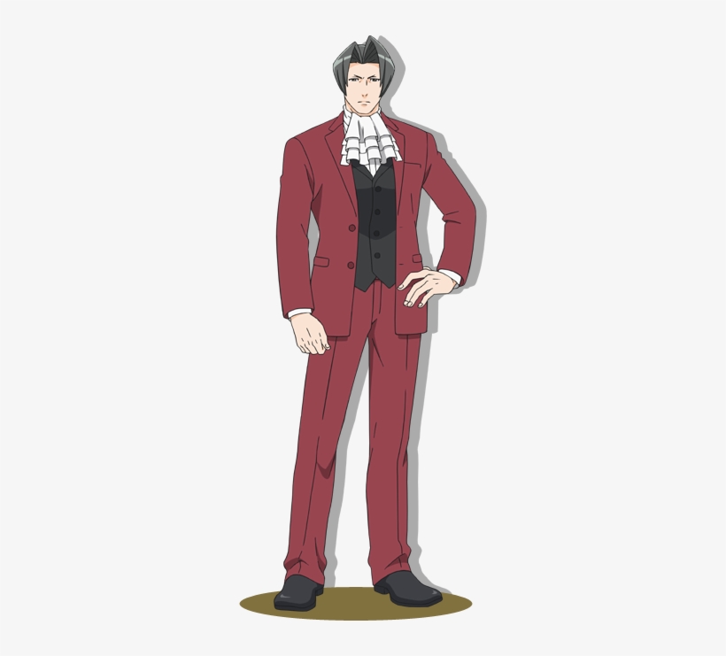 Ace Attorney Edgeworth - 280x661 PNG Download - PNGkit