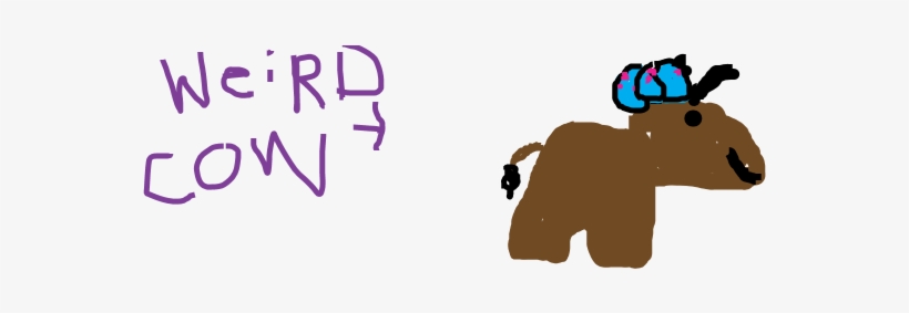 There Once Lived A Weird Cow - 910x470 PNG Download - PNGkit