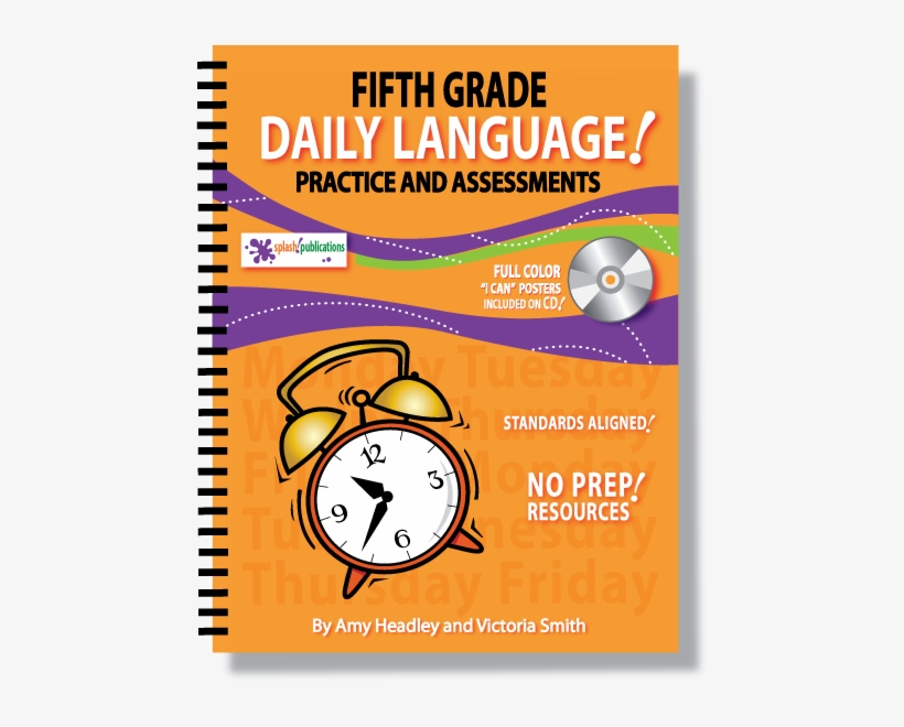 Fifth Grade Daily Language Practice - 501x617 PNG Download - PNGkit