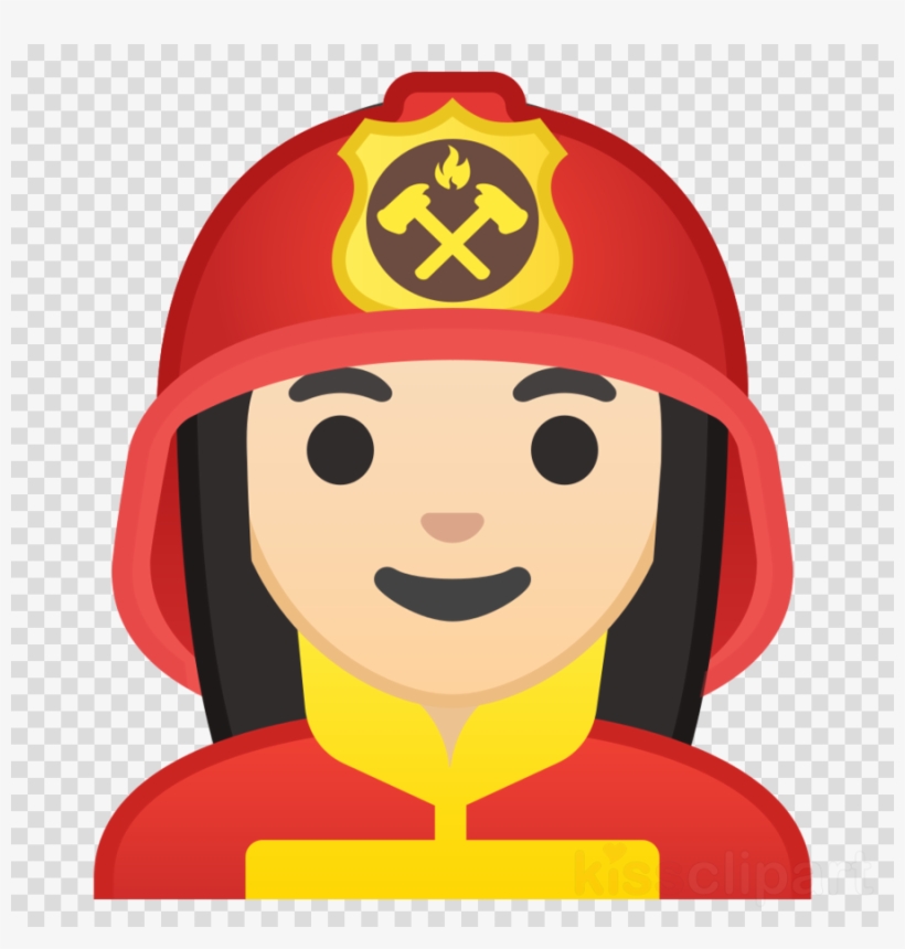 Emoji Firefighter Transparent Background Clipart Firefighter - 900x900 ...