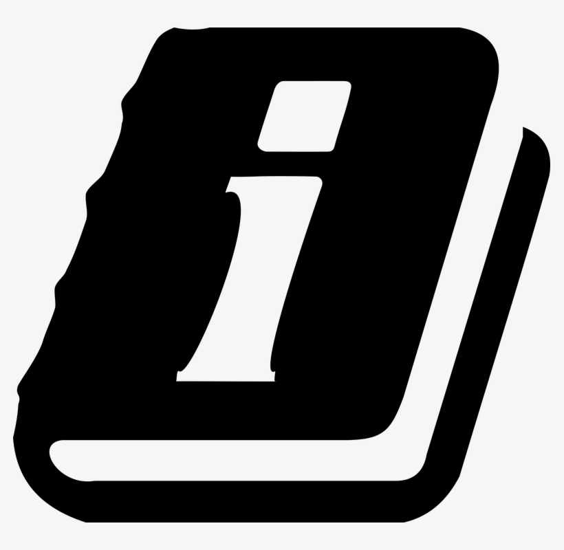 Information, Icon, Book, Help, Font Icon, Letter, I, - 781x720 PNG ...