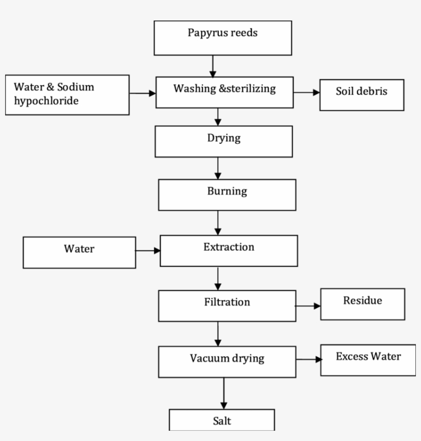 Pilot Production Flow Chart For Herbal Salt - 850x849 PNG Download - PNGkit