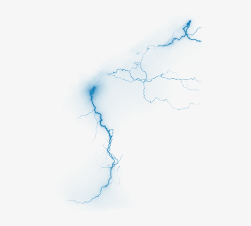 Download Transparent Blue Lightning Overlay Interesting Art Nature Sky ...